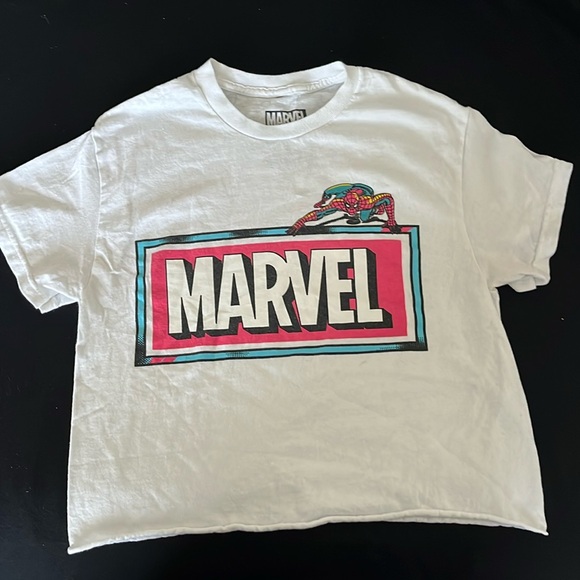 Tops | Spiderman Marvel Crop Top | Poshmark